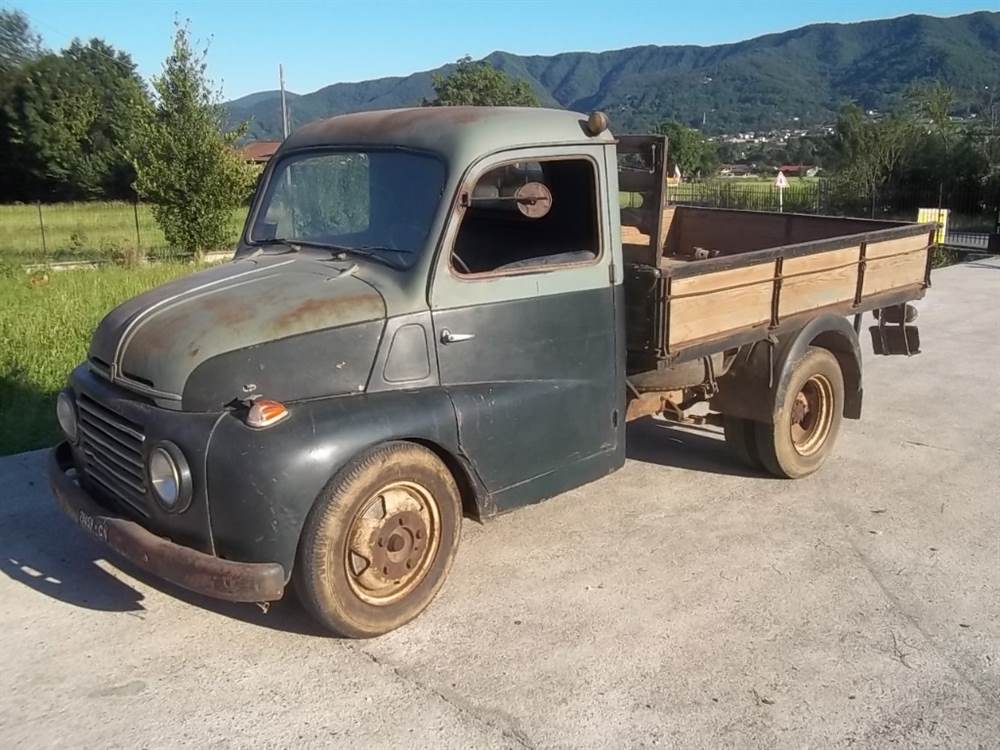 Fiat 615n 1953 prima serie Cassone Fisso Anno 1950 Km 22430, motore ...