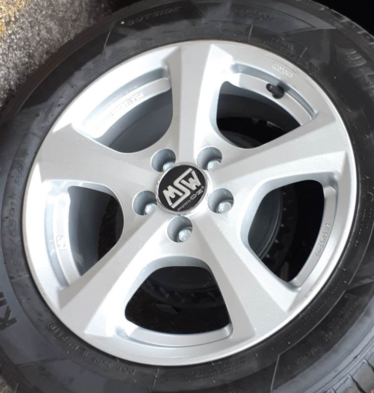 Cerchi lega MSW da 15 + gomme Michelin 185/65 -15 - Prato