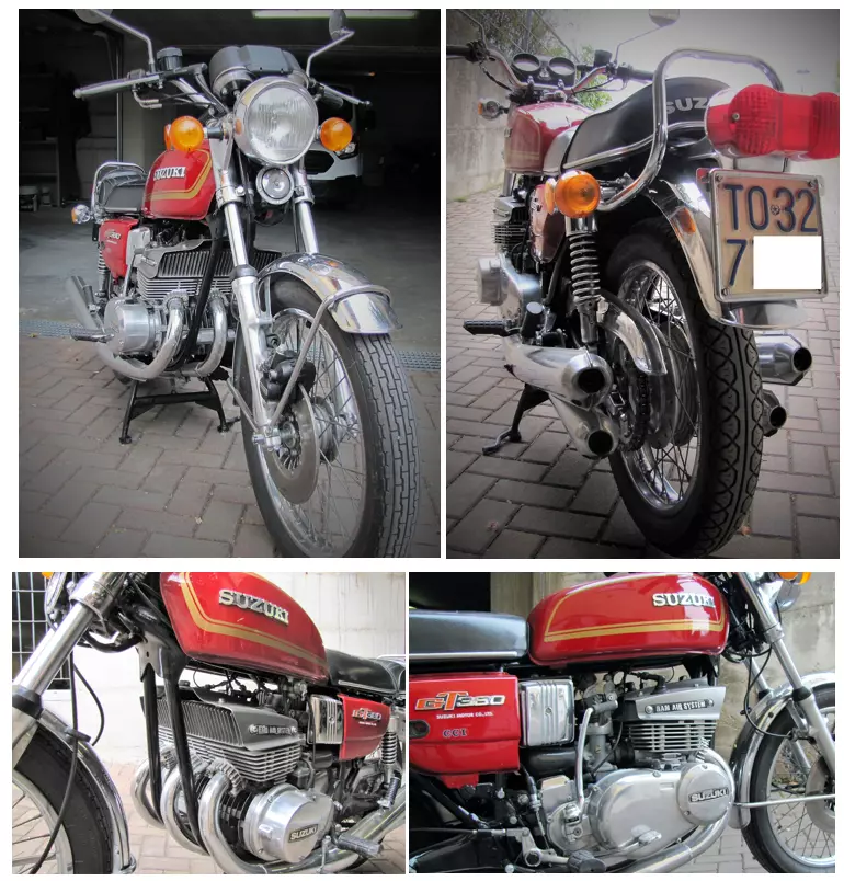 Suzuki GT 380 2 tempi - 1978, colore originale - Bergamo