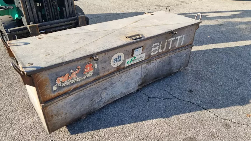 Cassone porta attrezzi Butti, anno 2007 - Attrezzature edili a Treviso