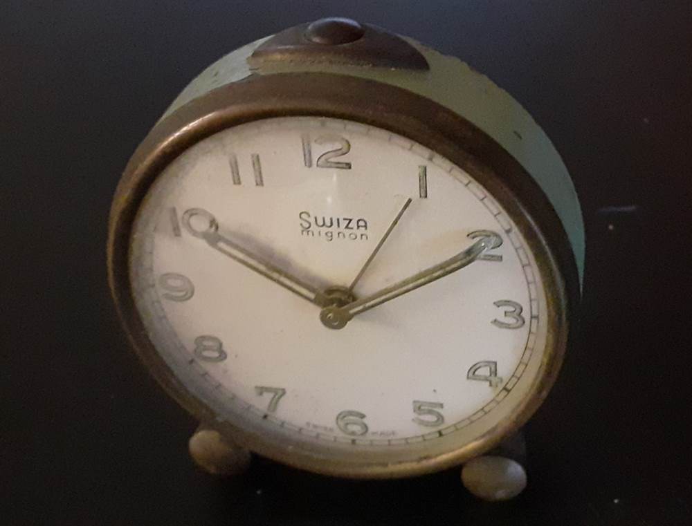 Sveglia d'epoca SWIZA (Swiss Made) Mignon anni 60' - Fermo
