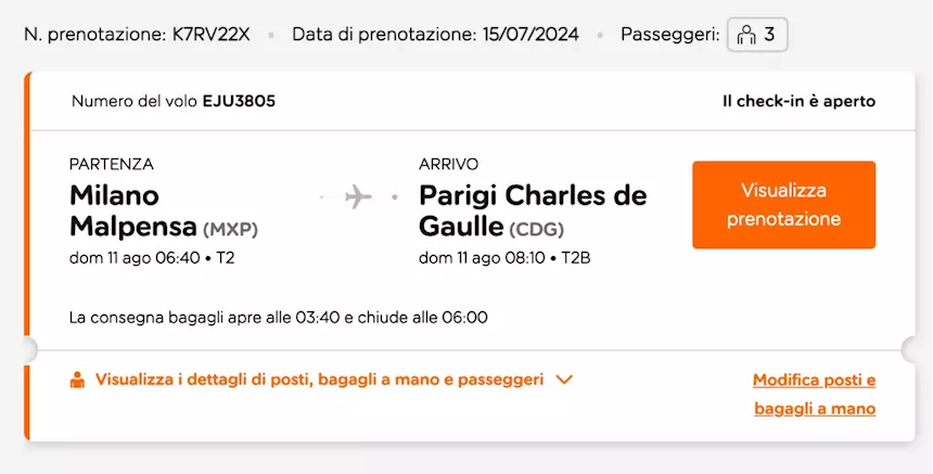 Milano - Parigi AR - Biglietti aerei a Como, Lombardia