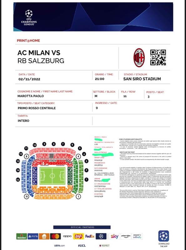 Biglietti Milan-Salisburgo - in vendita a Milano