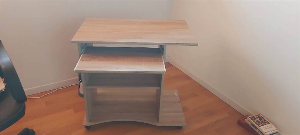 Mobiletto porta computer, in legno - Padova, Veneto