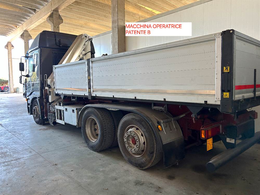 IVECO STRALIS 260E48 RIBALTABILE GRÙ MACCHINA OPERATRICE Anno 2004 - Verona