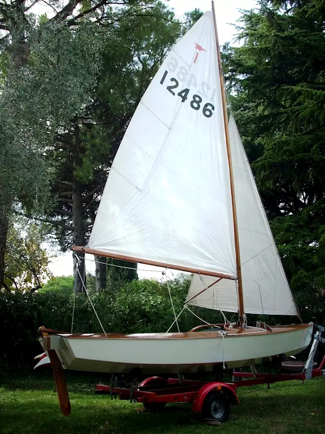 Deriva d'epoca Beccaccino (SNIPE), in legno - Barche a vela a Brescia