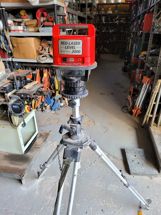 Livella laser Spectra Physics lunga portata 2000 metri usato, mod. 1044 ...