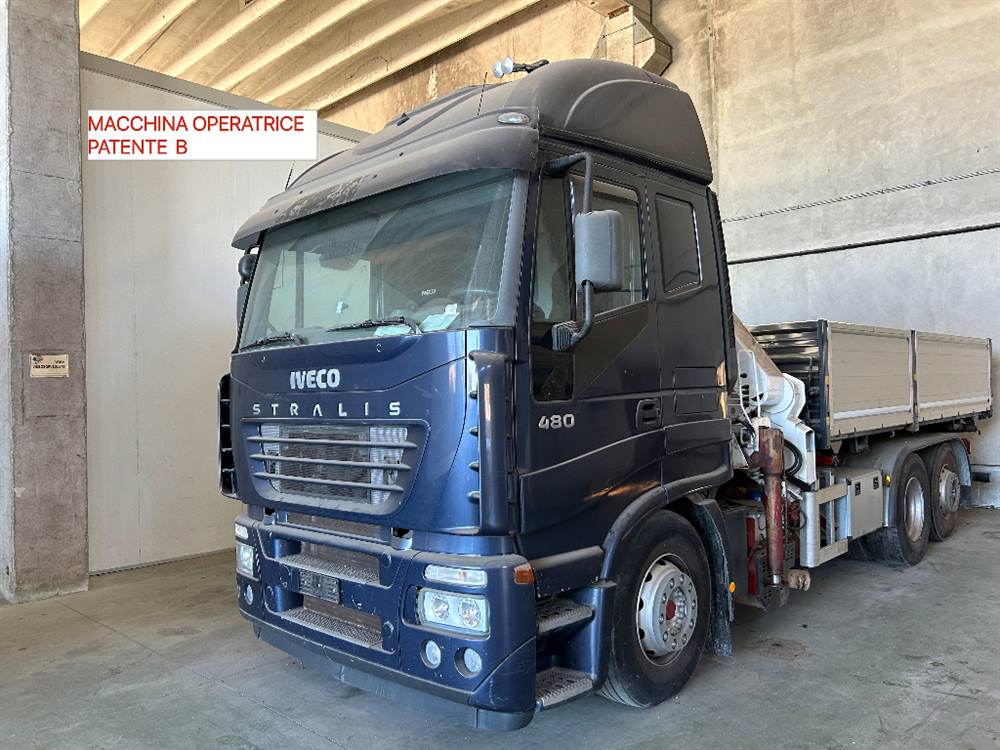 IVECO STRALIS 260E48 RIBALTABILE GRÙ MACCHINA OPERATRICE Anno 2004 - Verona