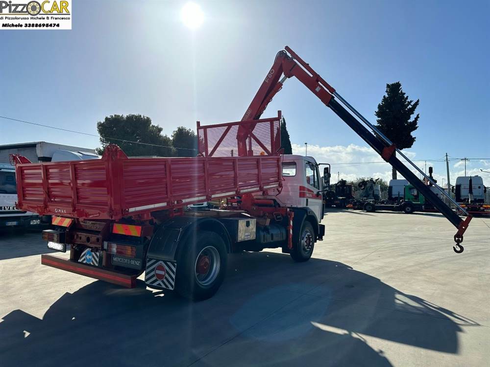 Mercedes 18.26 Ribaltabile e gru Fassi F80 Anno 1991 Km 150000 ...