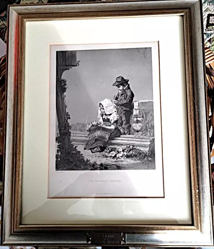 Quadro Incisione Tecnica Carboncino Autentica - Latina